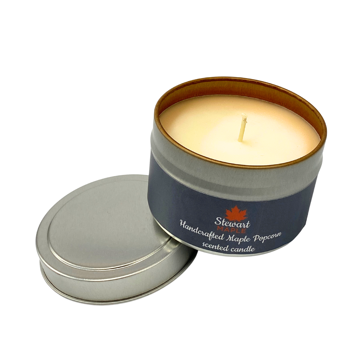 Stewart Maple Popcorn Scented Candle